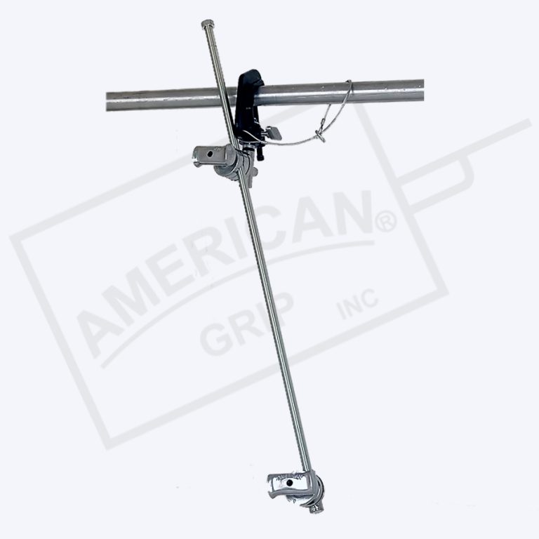 Baby Pipe Clamp (Stage Type C Clamp) w/ Head and 40" Arm and 5/8" Tube ...